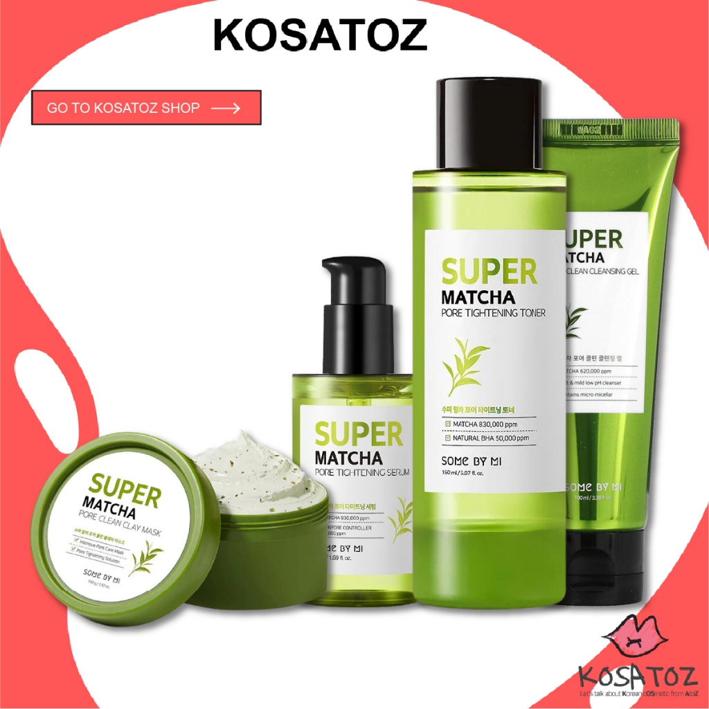 SOMEBYMI Super Matcha Pore Line ( Toner, Serum ) | Shopee Singapore
