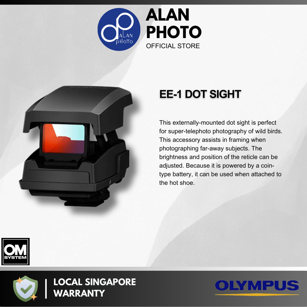 Olympus EE-1 Dot Sight For OM-1 OM-5 E-M10M4 | Olympus Singapore ...