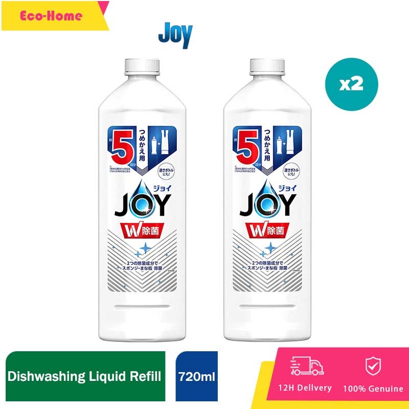 [Bundle of 2] Joy Concentrate Dishwashing Liquid Refill 720ml Made in ...