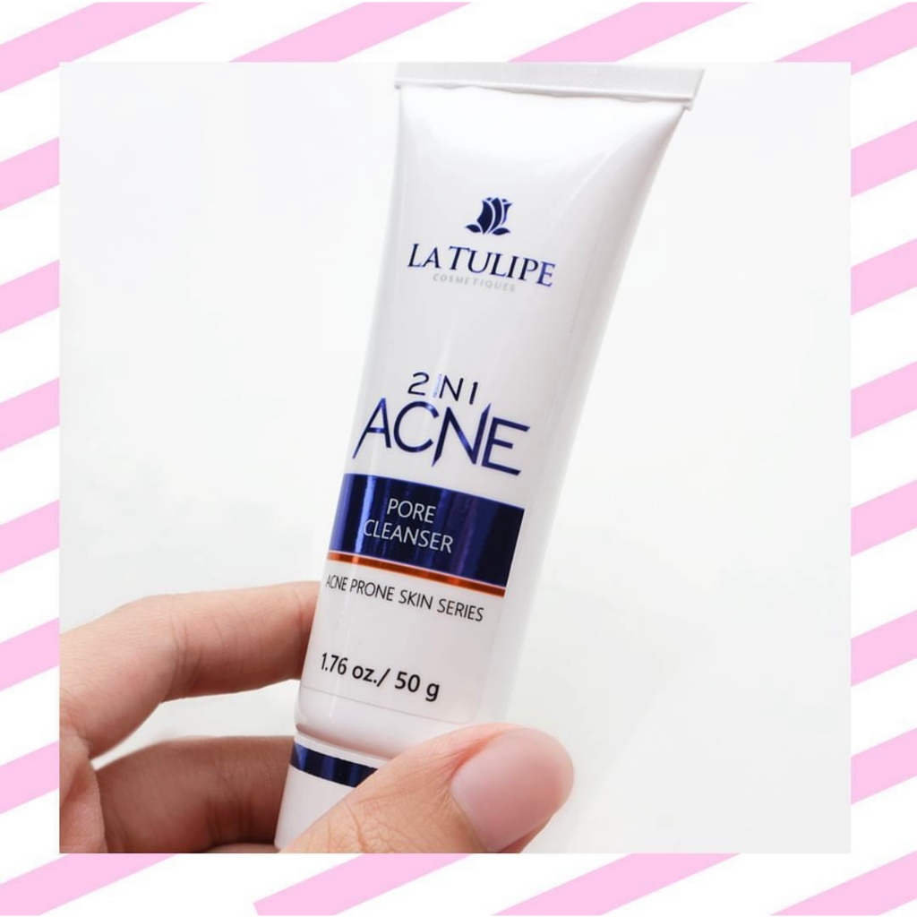 LA TULIPE COSMETIQUES - Acne Prone Skin Series - 2-IN-1 ACNE PORE CLEANSER | Shopee Singapore