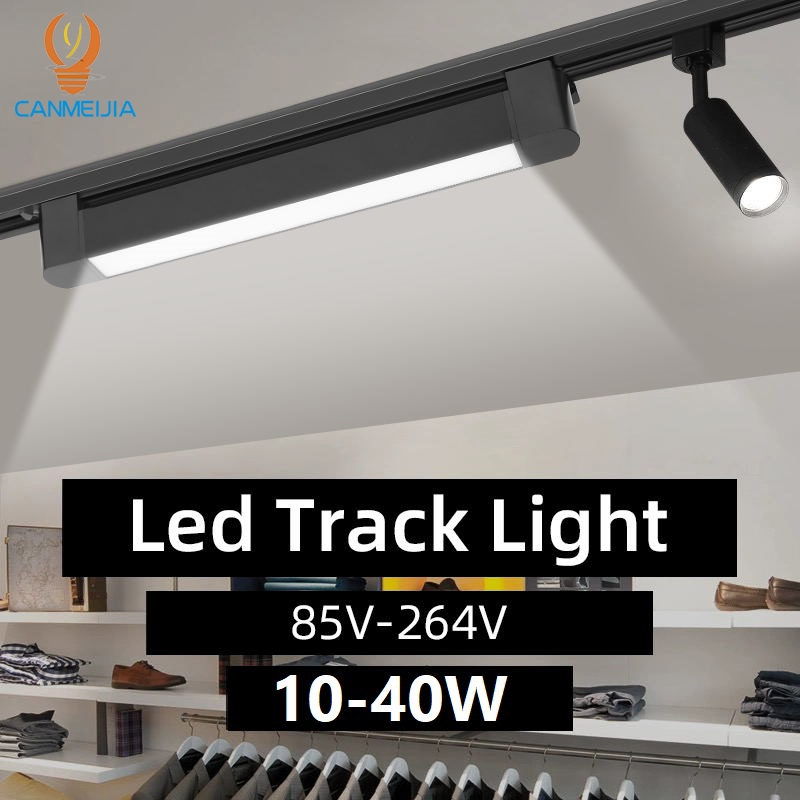 Led Track Light Bar 12W 20W 30W 40W COB Track Lamp Liner Lighting ...