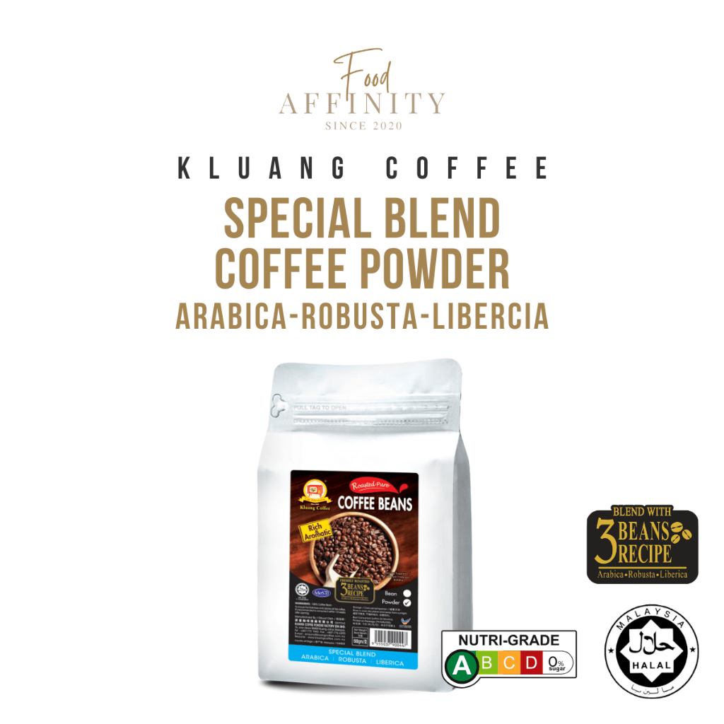 Kluang Coffee Pure Coffee Powder (Arabica | Robusta | Libercia) 500gm ...