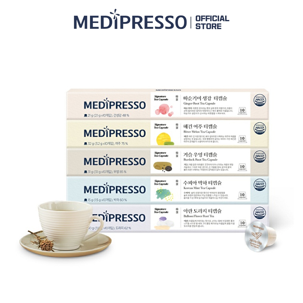 【MEDIPRESSO OFFICE 】 Korean Classic Tea capsule series MEDIPRESSO ...