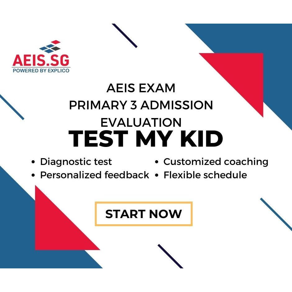 AEIS Primary 3 Admission Diagnostics Test (E-Test Paper) | Shopee Singapore