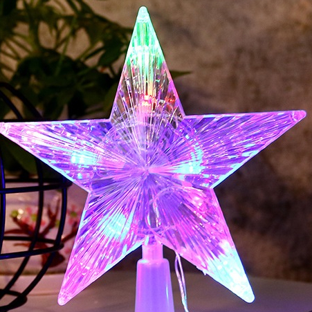 [SG] Christmas Tree Star Topper Christmas Star Light Plug Xmas ...