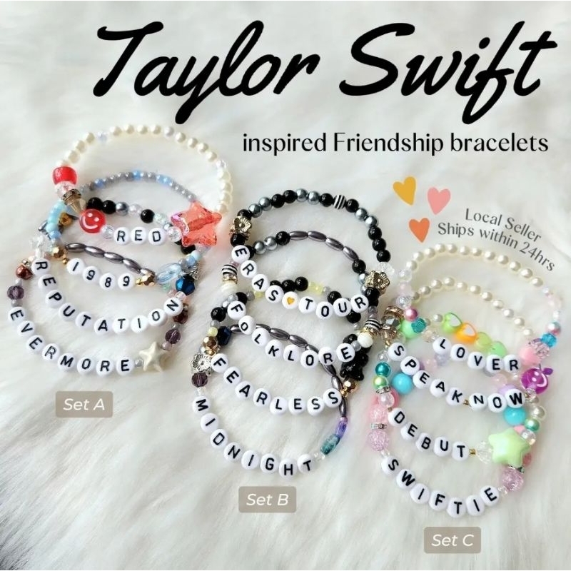 [SG][Set] Taylor Swift inspired Friendship bracelets | Shopee Singapore