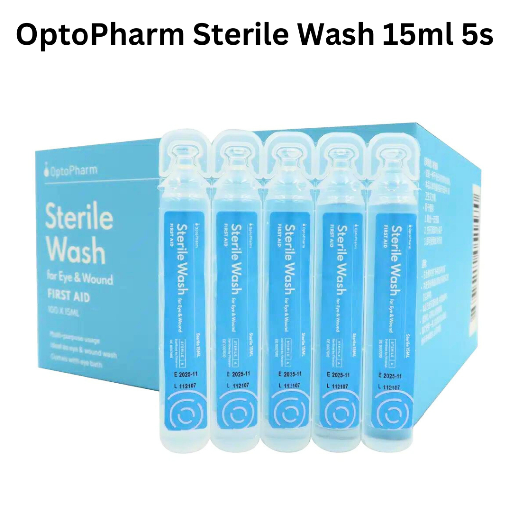 Opto Pharm Sterile Wash 15ml x 5s OptoPharm for Washing Rinsing ...