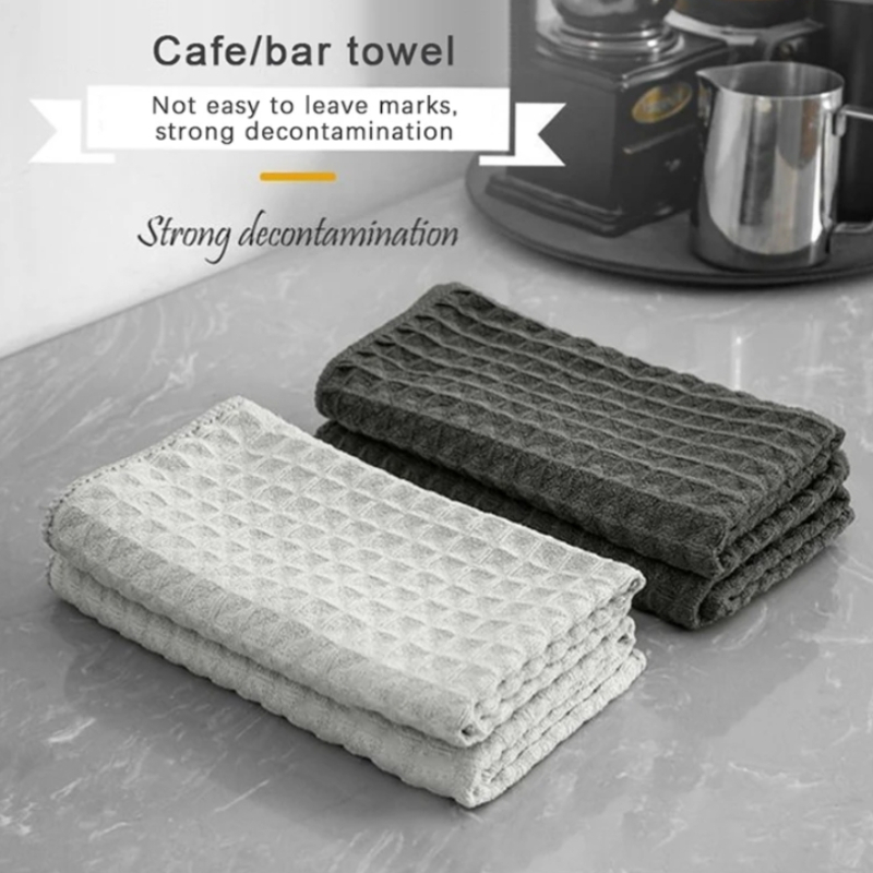 Coffee Machine Cleaning Barista Bar Towel Waffle Small Towel Quick Dry ...