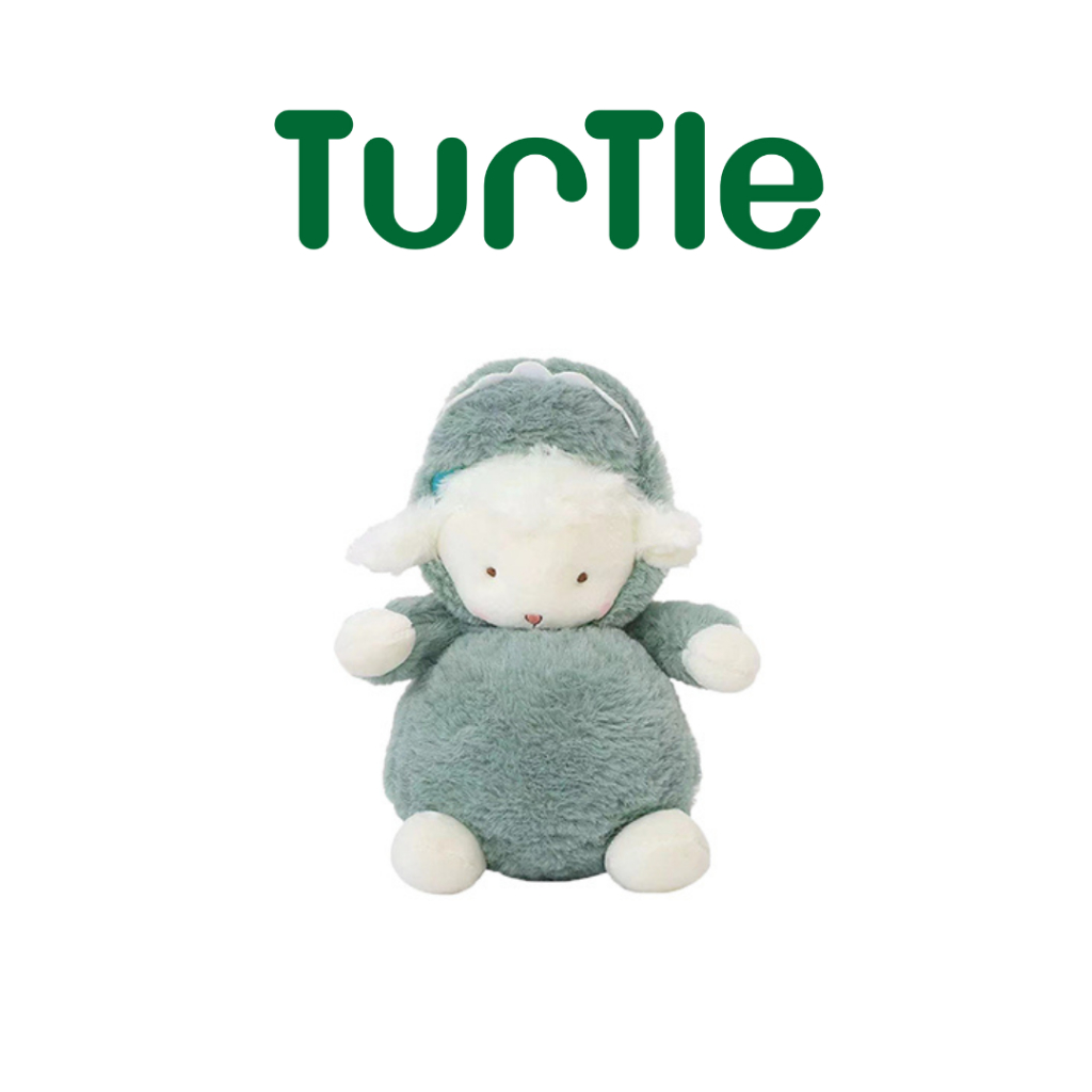 TURTLE Sheep with Dinosaur Costume Stuffed Toy Soft Toy Plushie 23cm ...