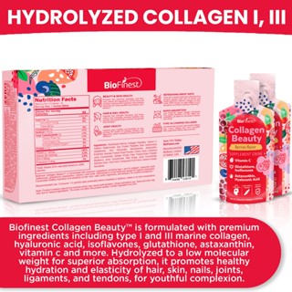 Biofinest Marine Collagen Peptides Beauty Drink 5500mg Hyaluronic Acid ...