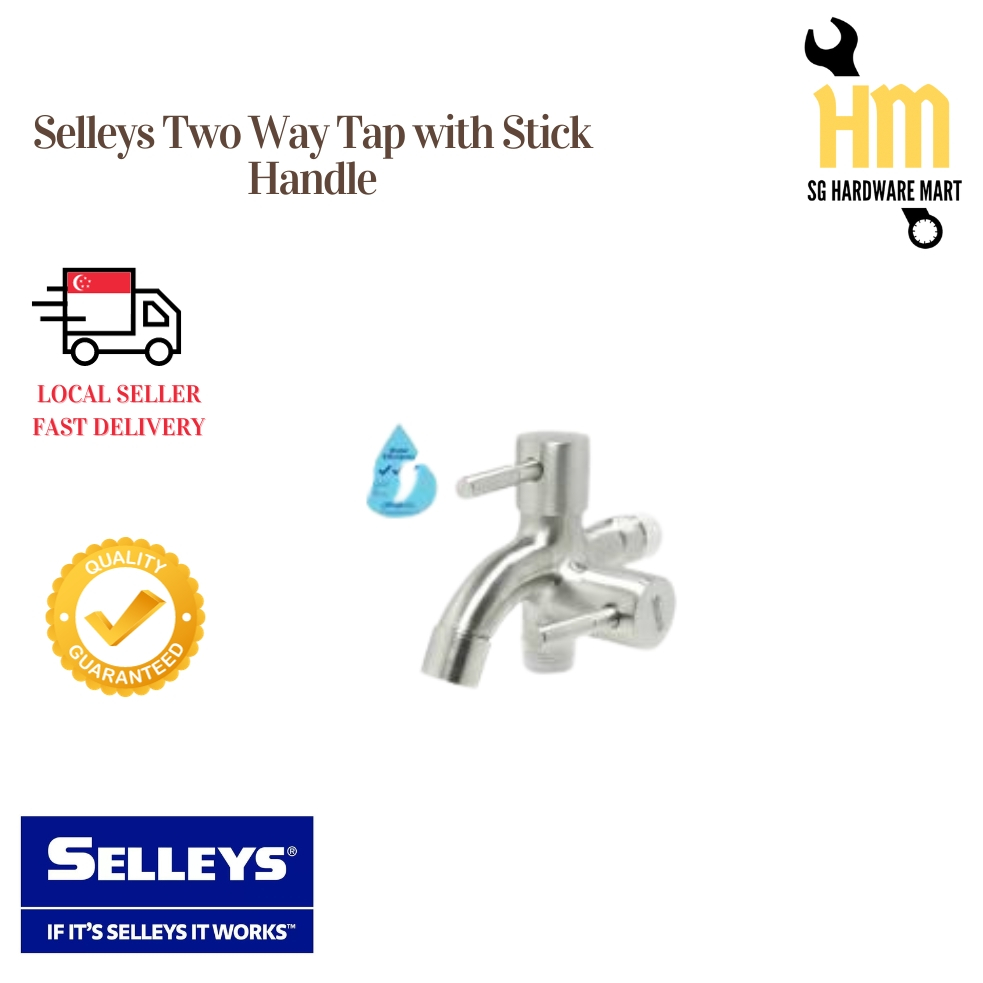 Selleys Two Way Tap with Stick Handle S6040 SUS304 | Shopee Singapore
