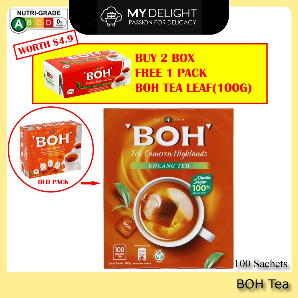 (100s)BOH Tea Cameron Highlands Tea 200g Tea Bag SG Ready Stock ...