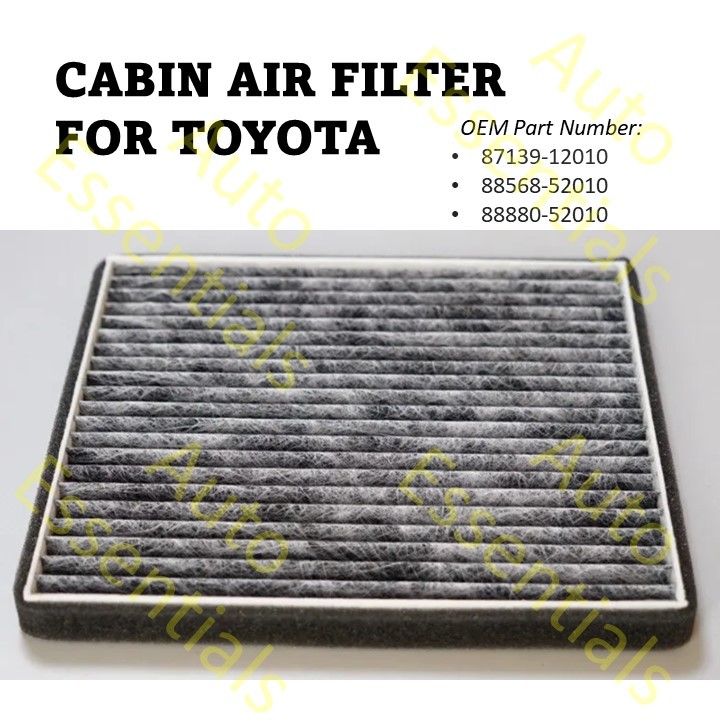 (Local SG Stock) OEM Toyota 87139-12010 White Cabin Air Aircon Filter ...