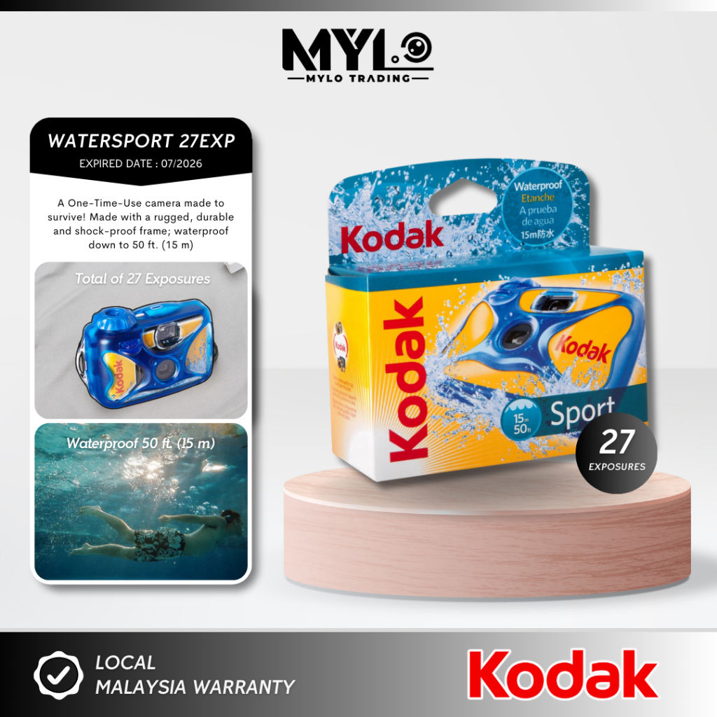 (READY STOCK) - Kodak Water Sport | Kodak FunSaver | Kodak Power Save |Kodak Daylight One-Time ...