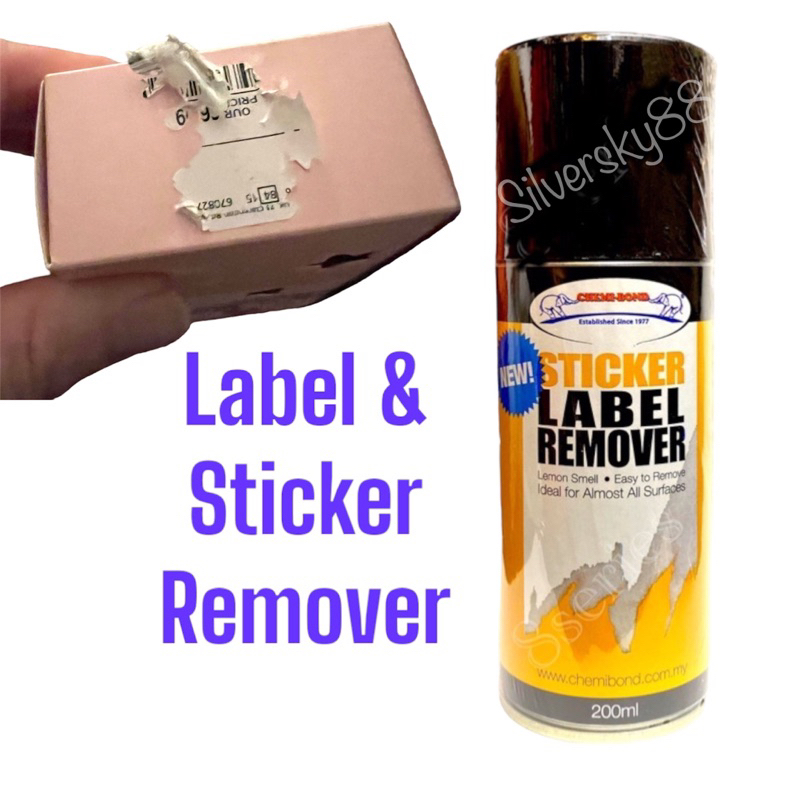 Sticker Label Remover Spray Adhesive Removal | Shopee Singapore
