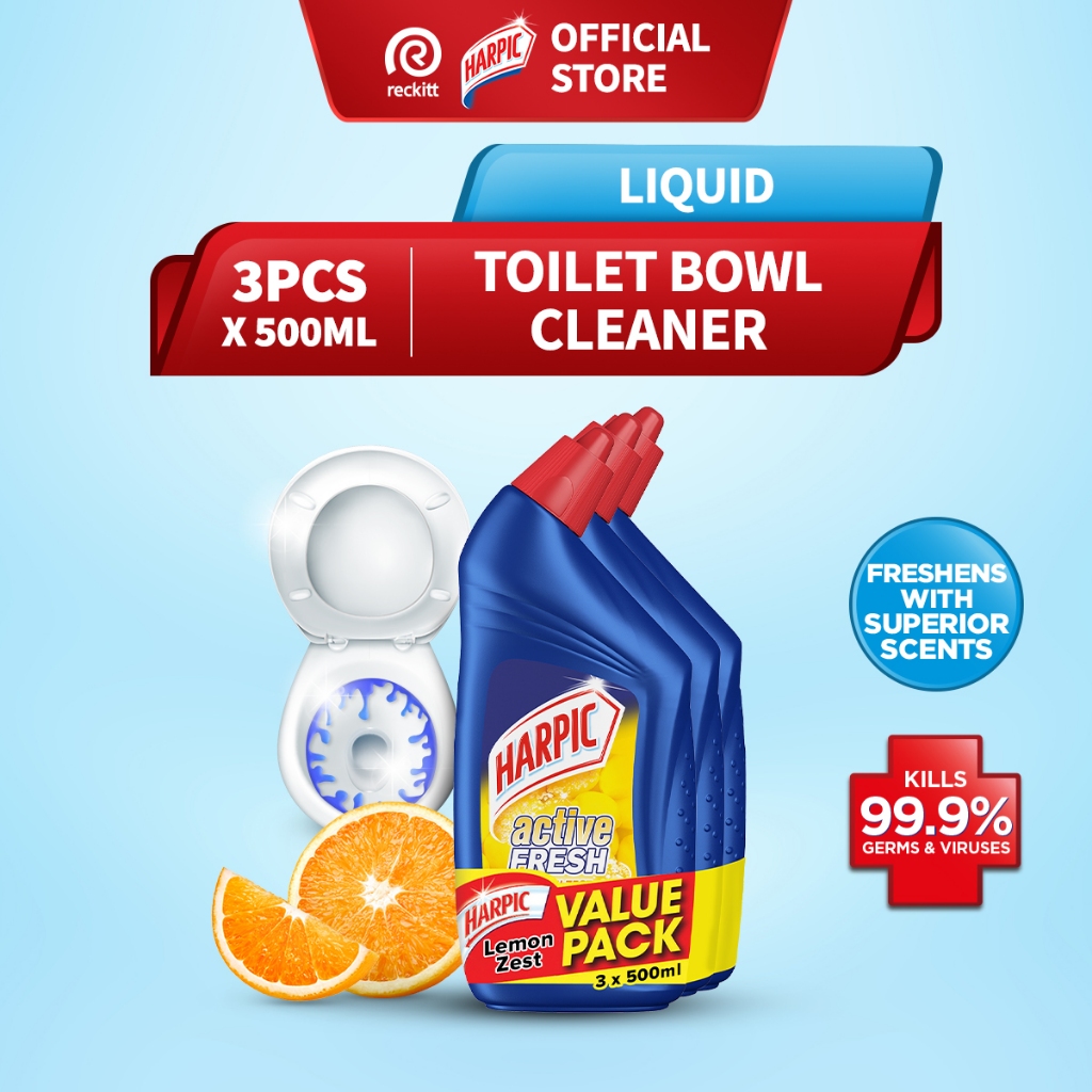 Harpic Power Plus 10X Max Clean Original (500ml) | Shopee Singapore