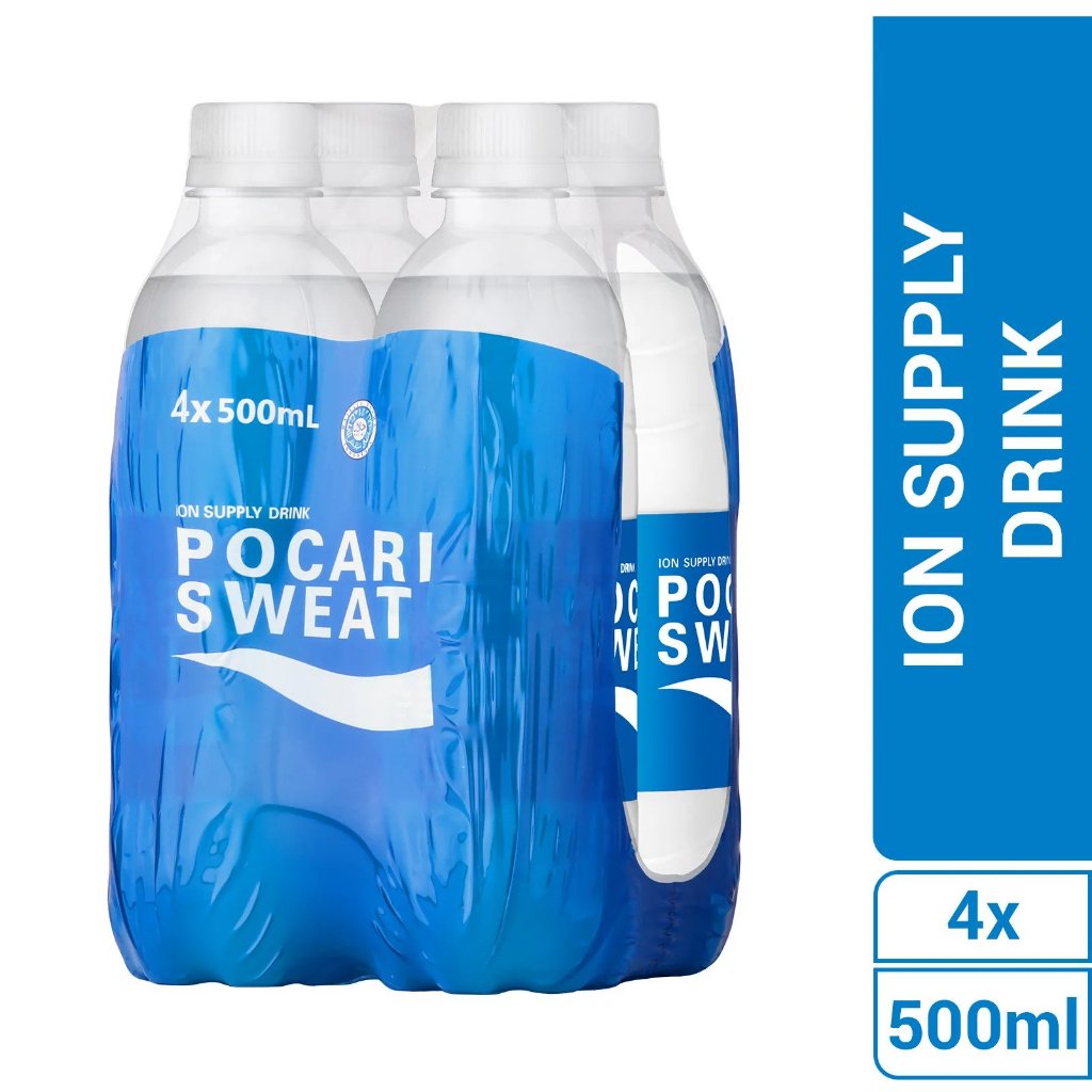 Pocari Sweat ION Supply Drink Pack of 4 (4 x 500ml) | Shopee Singapore