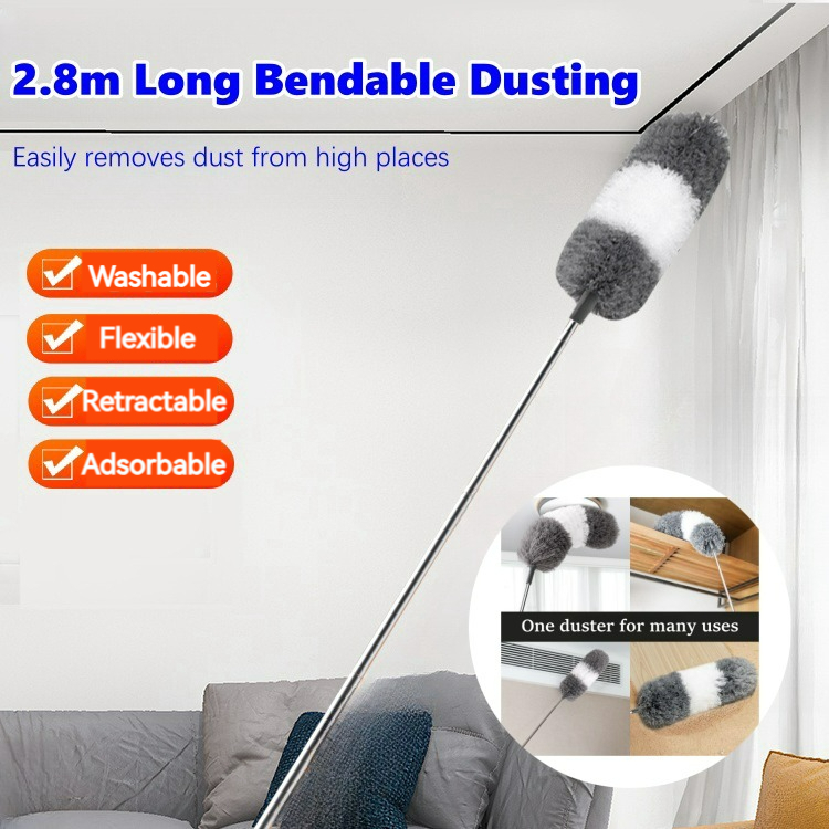 [🇸🇬SG Stock] Chicken Feather Duster Retractable Bendable Duster Whole ...