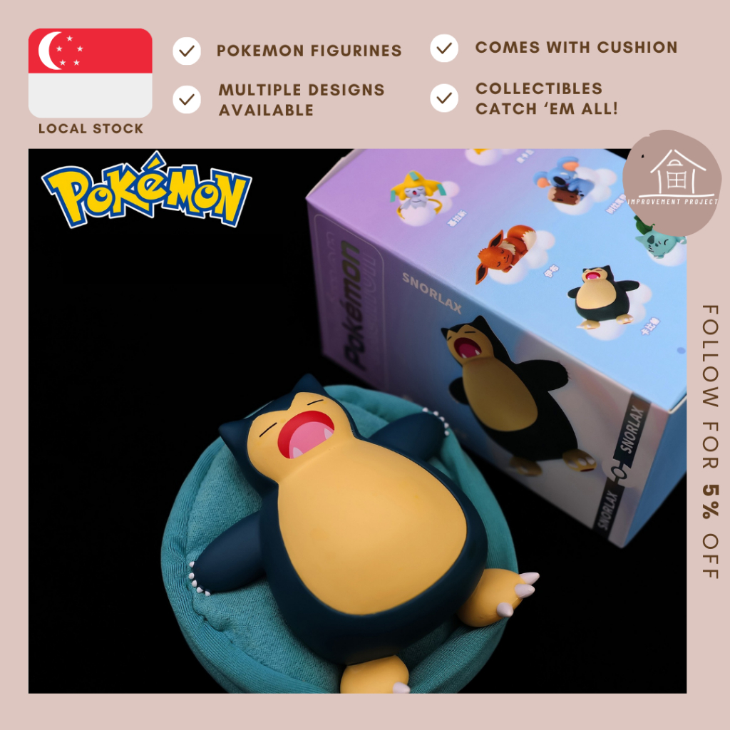 [SG STOCKS] Pokemon Collection Box, Snorlax Psyduck Pikachu Eevee ...
