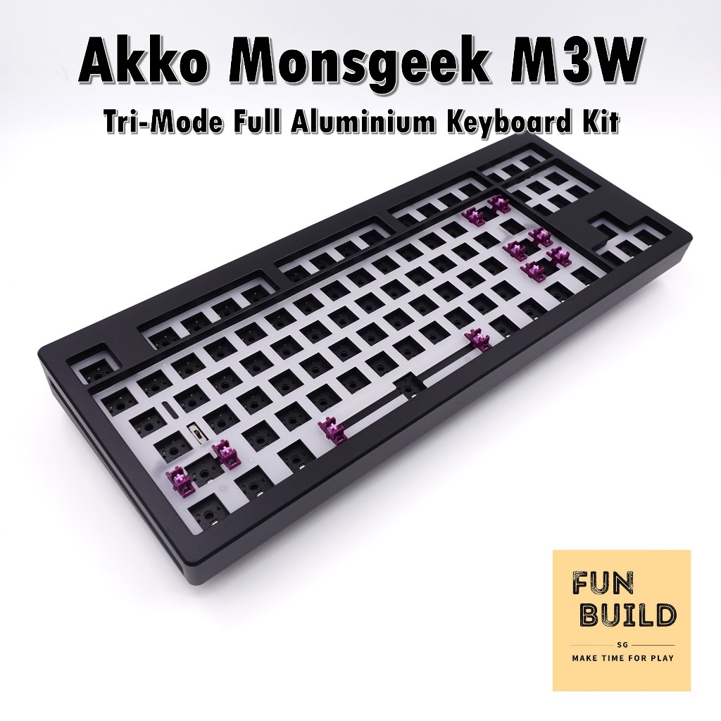Akko MONSGEEK M3W CNC Aluminium Mechanical Keyboard Barebones Kit ...