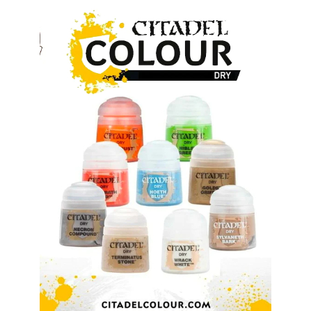 Citadel Dry Paints for Warhammer and other miniatures | Shopee Singapore