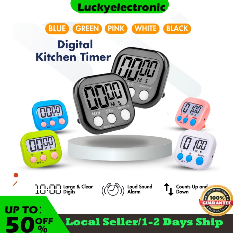 【SG】Timer Clock Kitchen Timer Oven Timer Cooking Timer BIG Digital ...