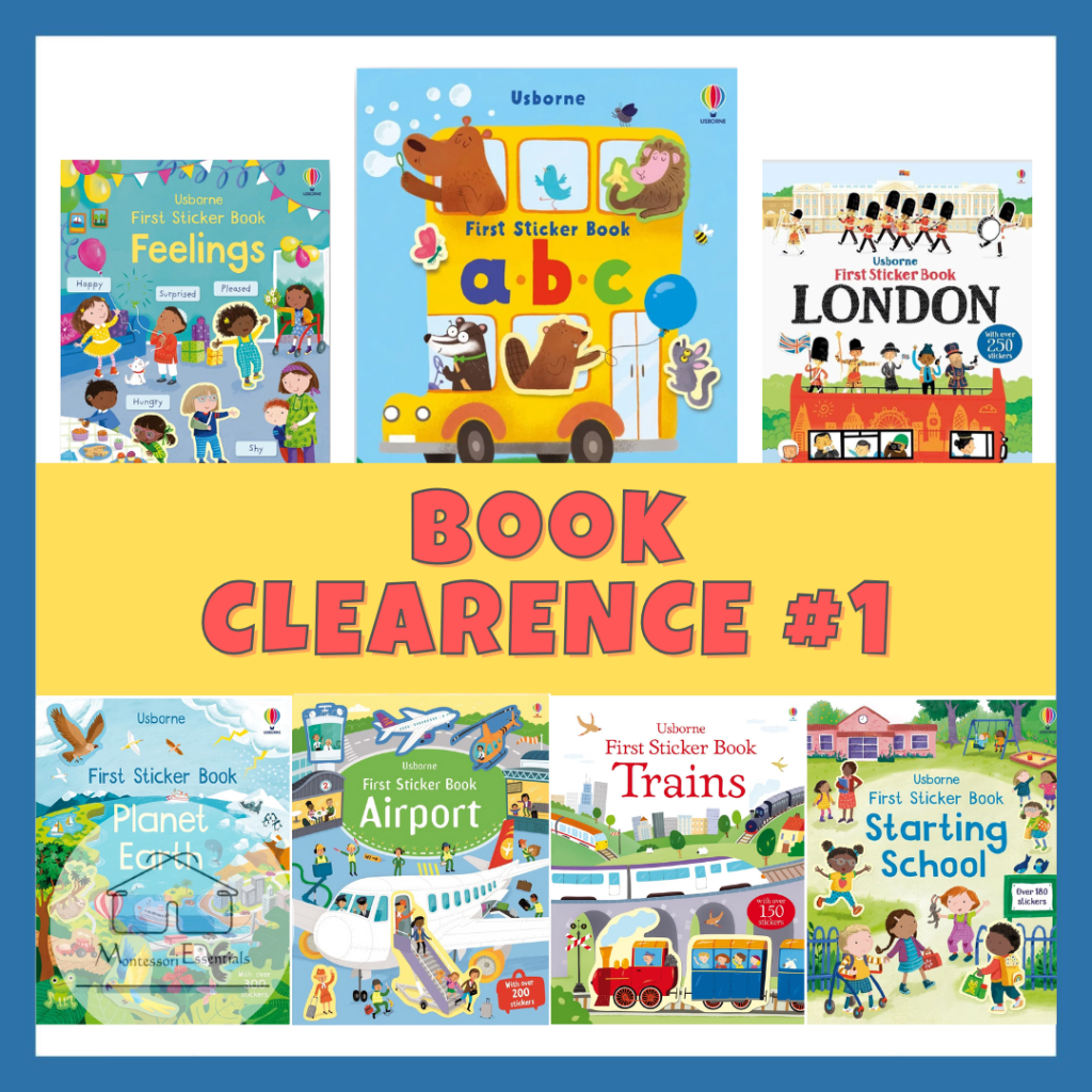 [CLEARANCE] Usborne First Sticker Book #1 Early Children Educational ...