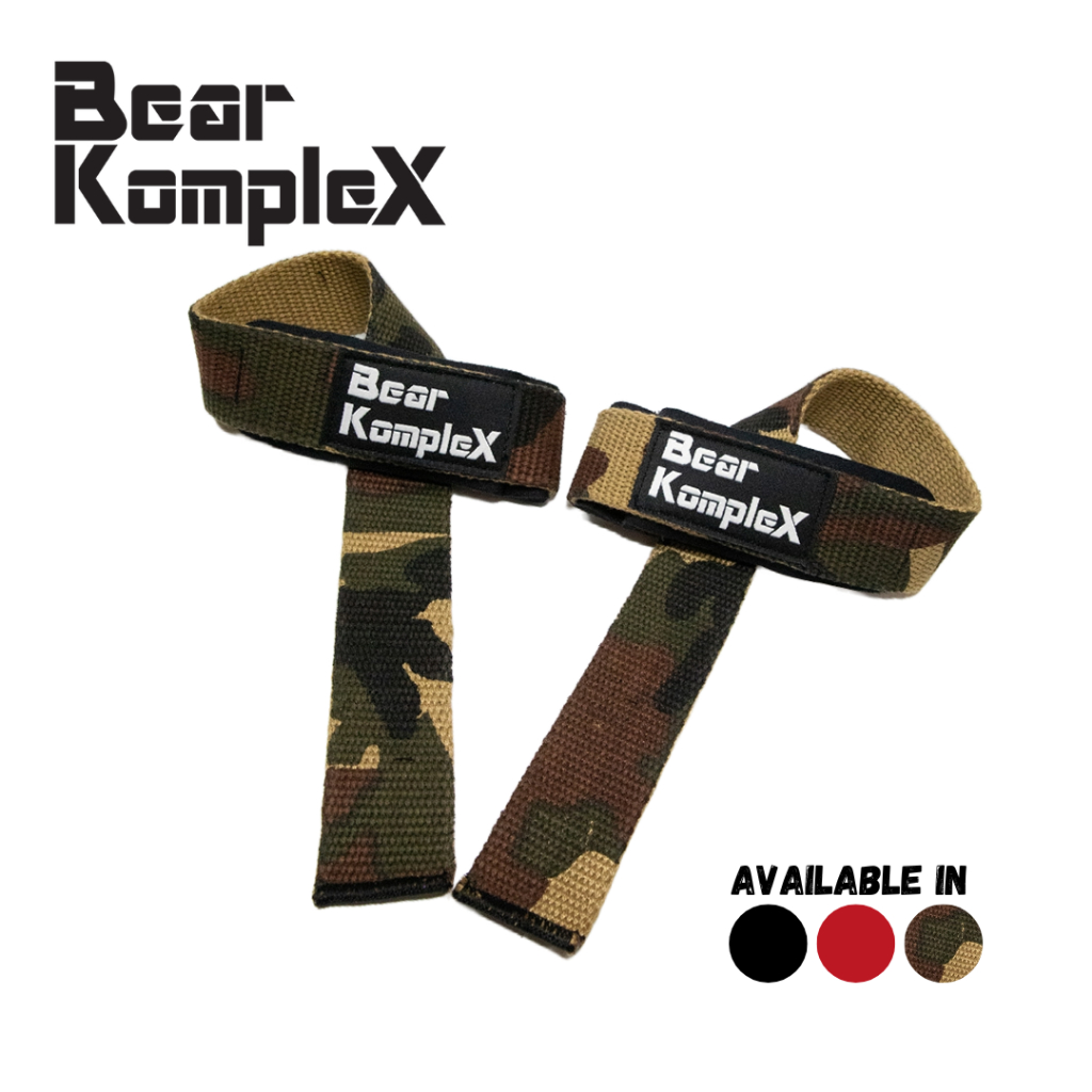 Bear KompleX Lifting Straps For CrossFit, Weightlifting & Gym Use | Shopee Singapore