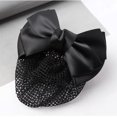 [🇸🇬SG Ready Stock]Ribbon Hairnet for Buns | Hair Net Bun Ribbon Clip ...