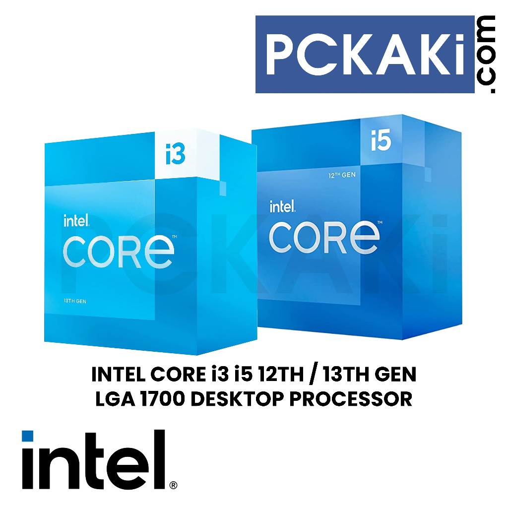 INTEL CORE i3 i5 CPU LGA1700 12TH 13TH GEN DESKTOP PROCESSOR - i3 CPU 12100 12100F 13100 13100F ...