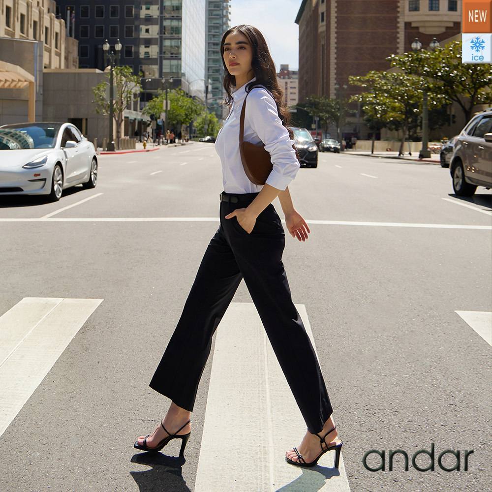 [ANDAR] Airst tapered slacks (casual pants) Short length Women Clothes ...