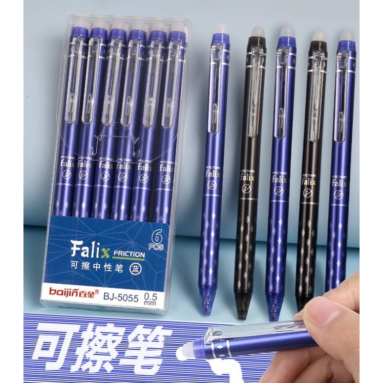 [Sg Stock] Baijin x Falix Erasable Pen (Box of 6) | Shopee Singapore