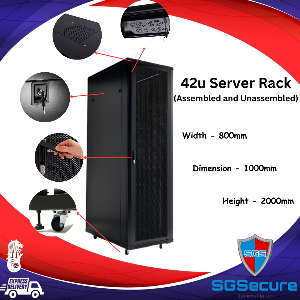 42u Server Rack/Cabinet Rack/Network Rack - Assembled and Unassembled ...