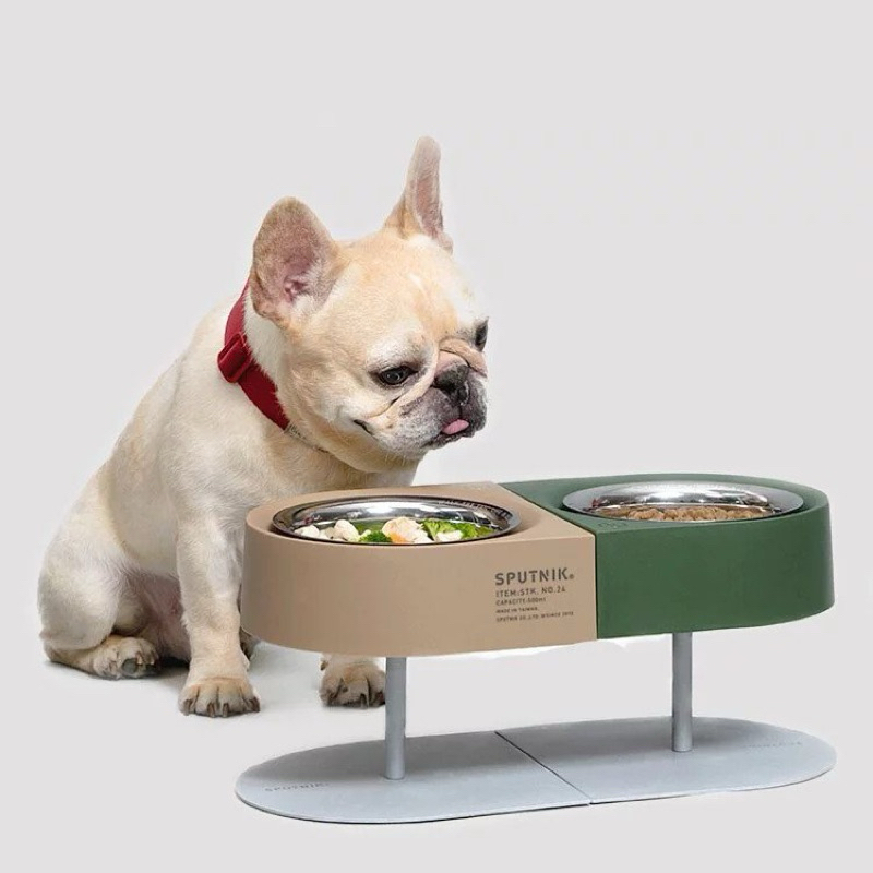 SPUTNIK® x SNOBARK | Pet Food / Water Bowl (Non-Ant / Adjustable Height ...