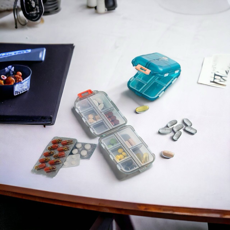 SG INSTOCK Mini Portable Medicine Tablet Pill Box Storage | Shopee ...