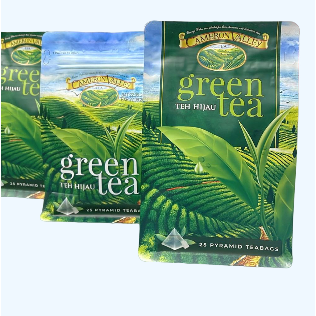 Teh Cameron Valley Green Tea Pyramid/ Tea Cameron Valley Strawberry ...