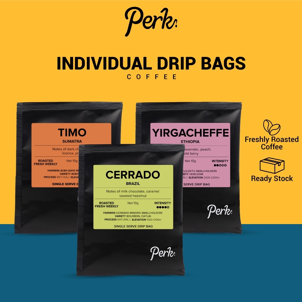 Perk Coffee Individual Drip Bags Coffee Drip Bags Coffee Beverages ...