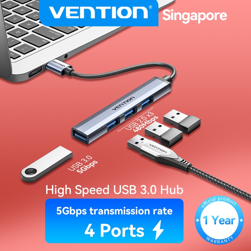 Vention USB HUB Multiple USB Splitter 4 Ports Hight Speed USB 3.0 HUB ...