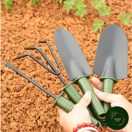 Gardening 3/4 Tools Spade Set By Green Sprout T05 | Shopee Singapore