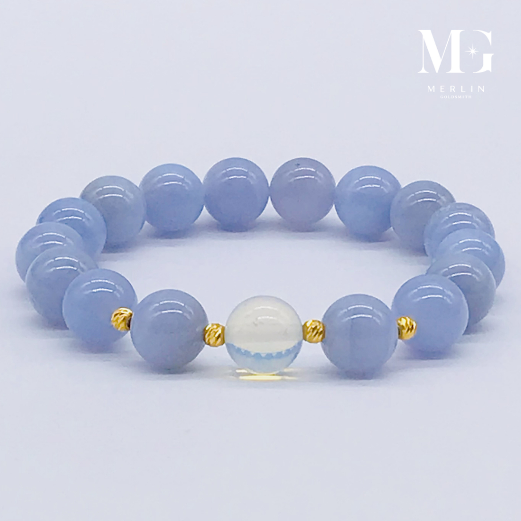 Merlin Goldsmith Positivity Beads Bracelet Paired With 916 Gold Beads ...