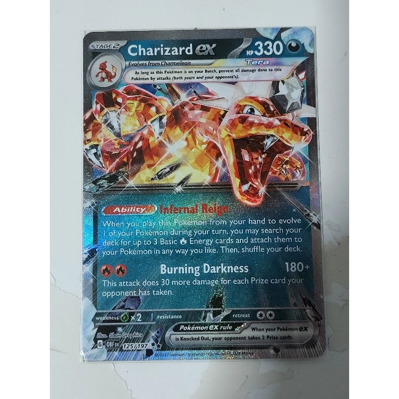Pokemon charizard ex obsidian flame card | Shopee Singapore