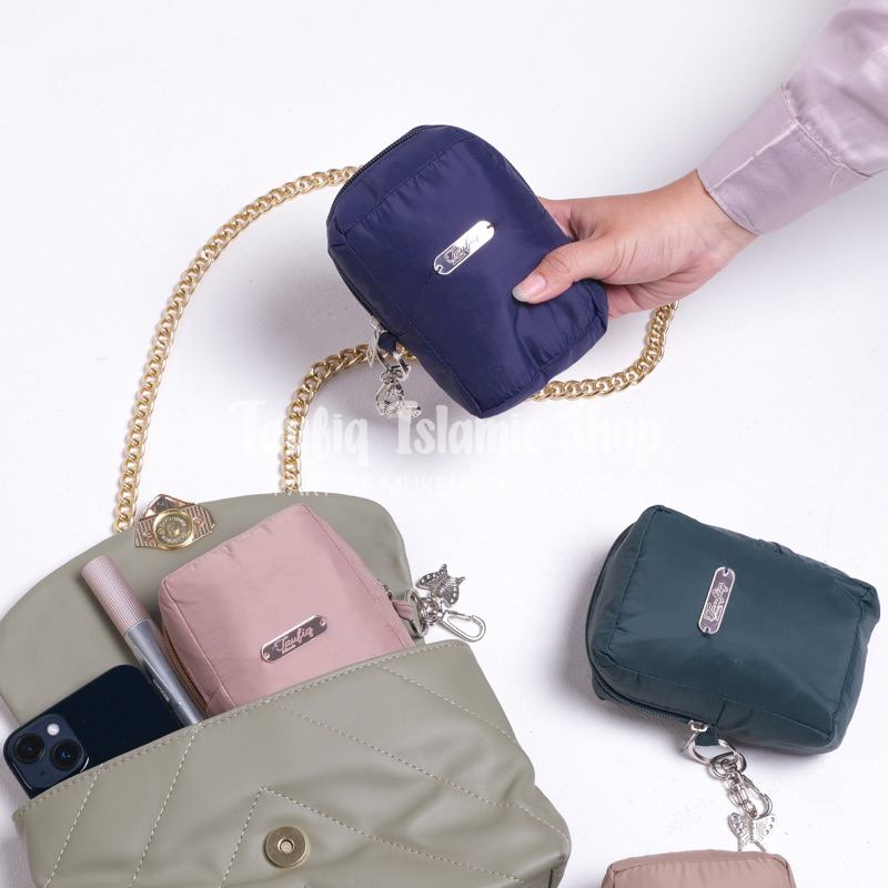 Telekung Travel Mini with Travel Pouch| Premium Korean Parachute ...