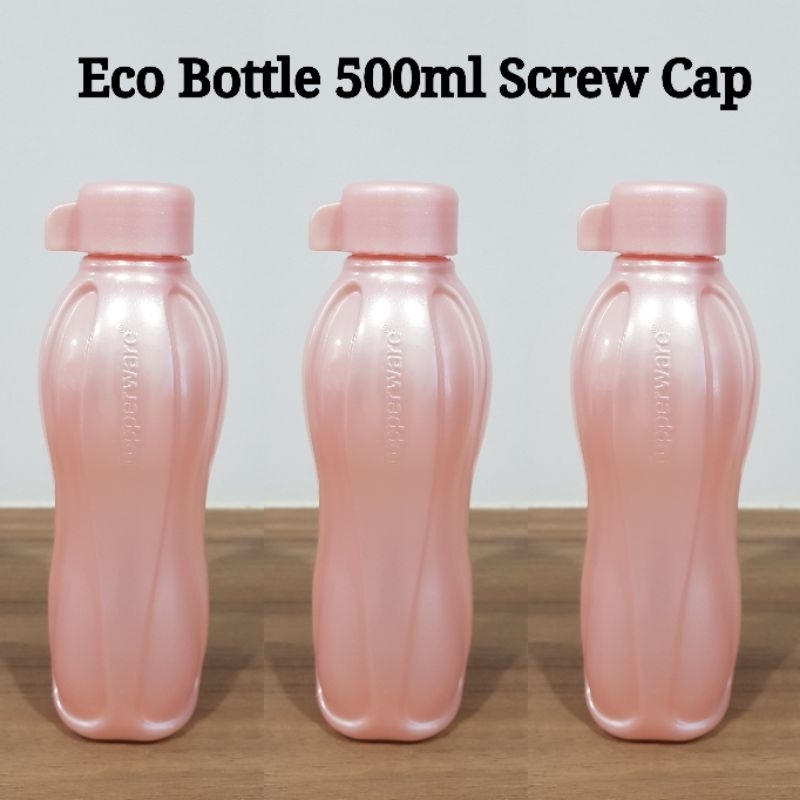 Tupperware Rose Gold Eco Bottle 500ml Screw Cap (1) | Shopee Singapore