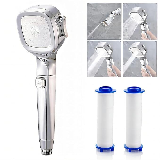 Four-Speed Pressurized Shower With One Button To Stop The Water Shower ...