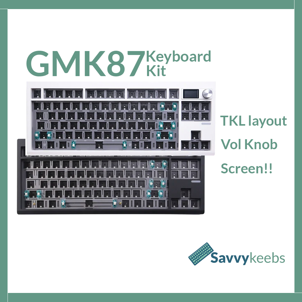Zuoya GMK87 Keyboard Kit TKL Gasket-mounted Screen Custom Keyboard Kit ...