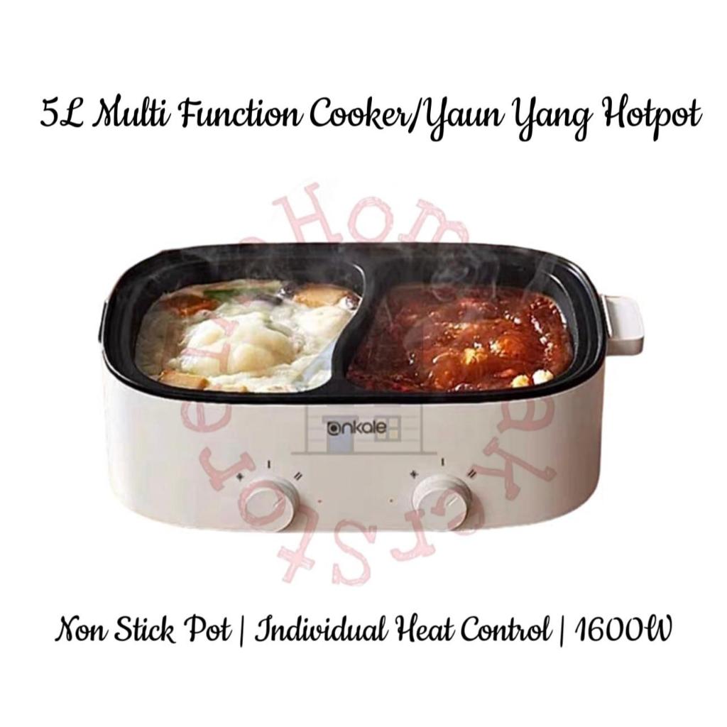 5.0L Yuan Yang Steamboat | Hotpot | Multi Function Cooker (Non Stick ...