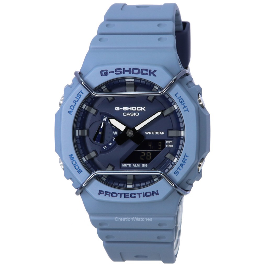 [Creationwathces] Casio G-Shock Analog Digital Blue Chromatic Dial ...