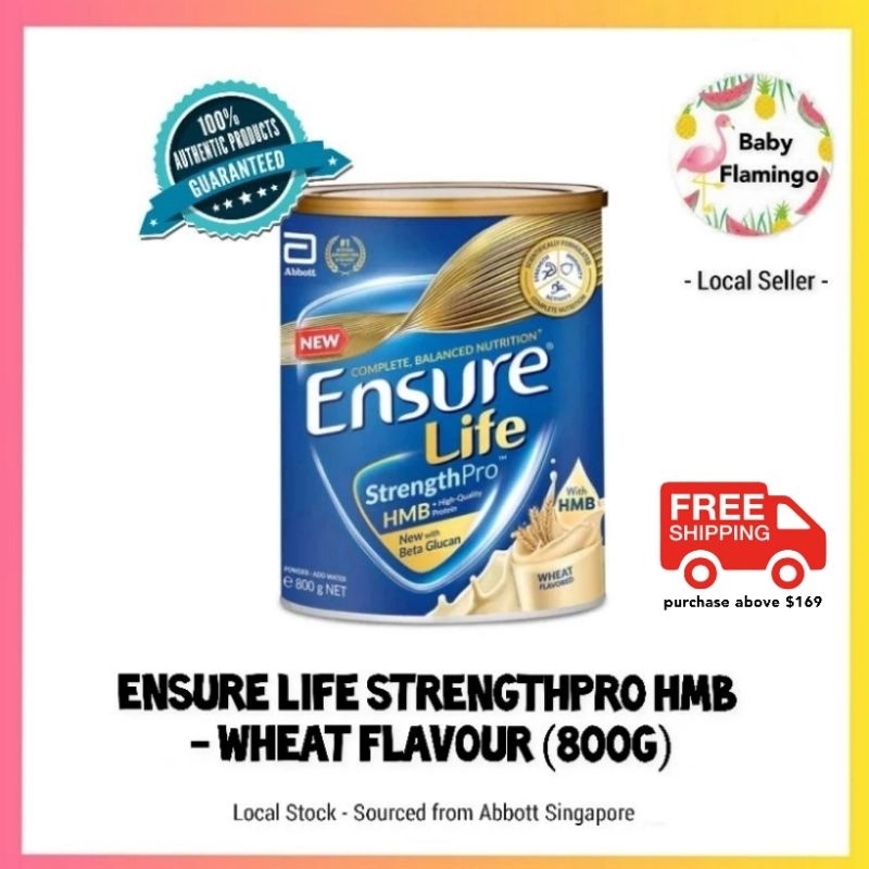 Ensure Life StrengthPro HMB - Wheat Flavour 800g (Local Stock) | Shopee Singapore