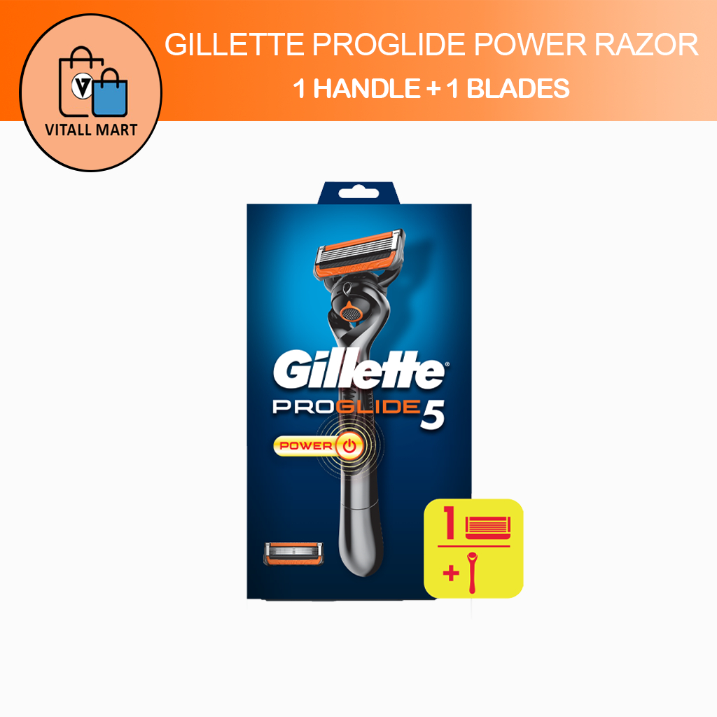 Gillette Proglide Power Razor - 1 Handle + 1 Razor Blade Refill ...
