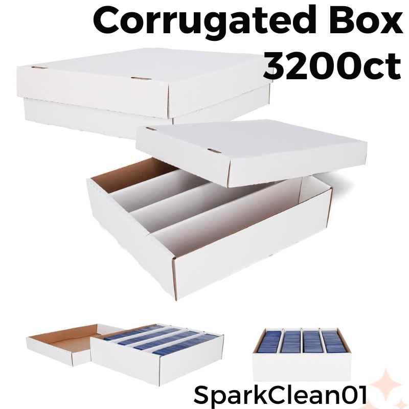 🇸🇬 (1pc) 3200ct Corrugated Cardboard Storage Box TCG Pokemon One Piece ...